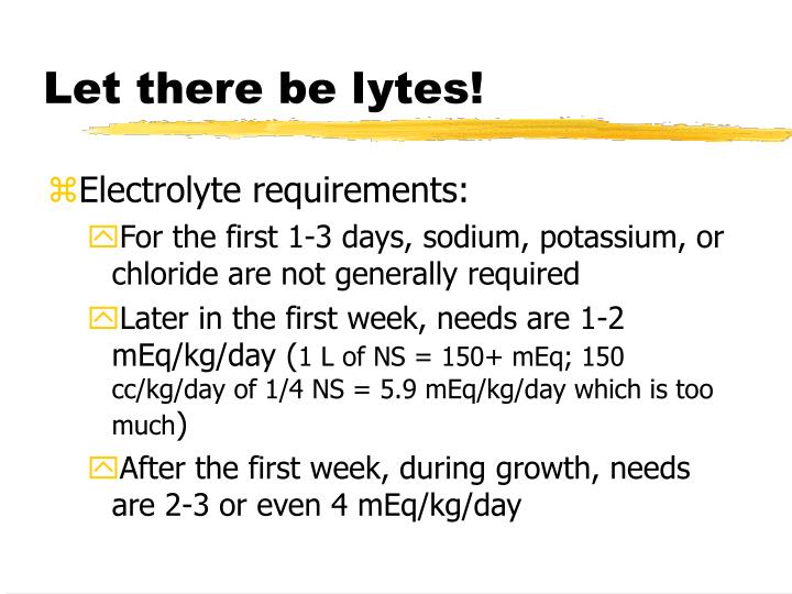 PPT - Fluids and Electrolyte Management in Neonates PowerPoint ...