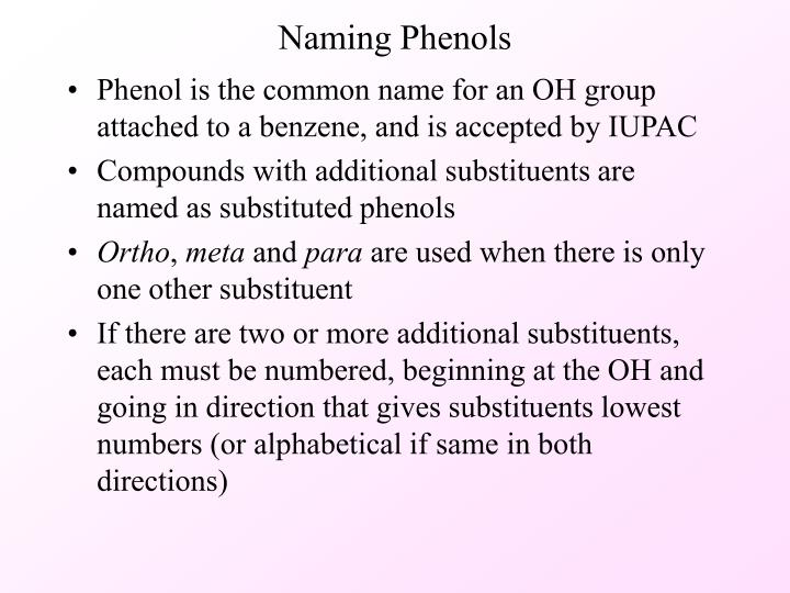 PPT - Structures of Alcohols, Phenols, Thiols and Ethers PowerPoint ...
