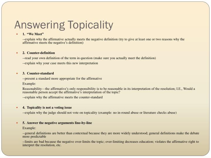 PPT - Introduction to Policy Debate PowerPoint Presentation - ID:6593193