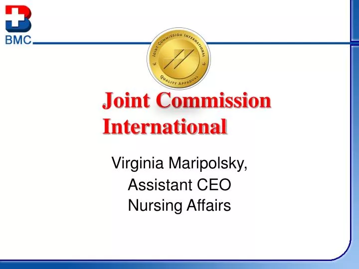 PPT - Joint Commission International PowerPoint Presentation, free ...