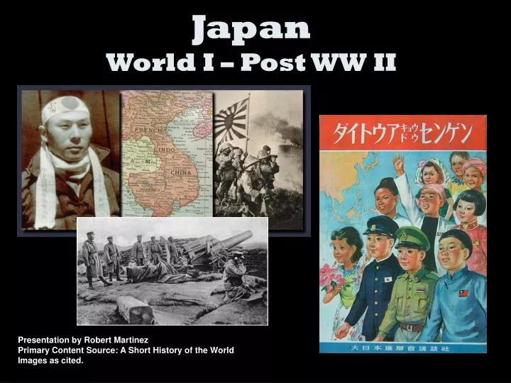 PPT - Japan World I – Post WW II PowerPoint Presentation, free download ...
