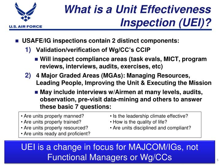 PPT - Press Kit I: Air Force Inspection Introduction PowerPoint ...