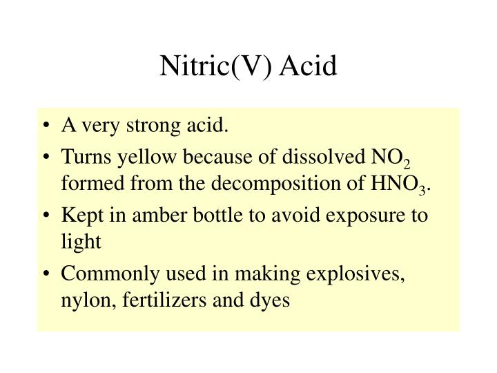 PPT - Nitrogen and its compounds PowerPoint Presentation - ID:6593701