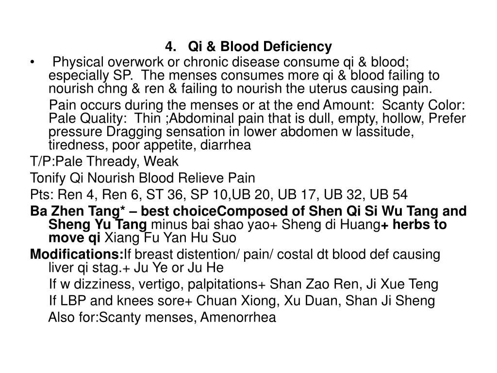 PPT - Dysmenorrhea Treatment with Chinese Medicine PowerPoint ...