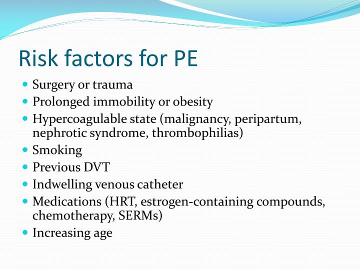 PPT - Pulmonary Embolism PowerPoint Presentation - ID:6594617