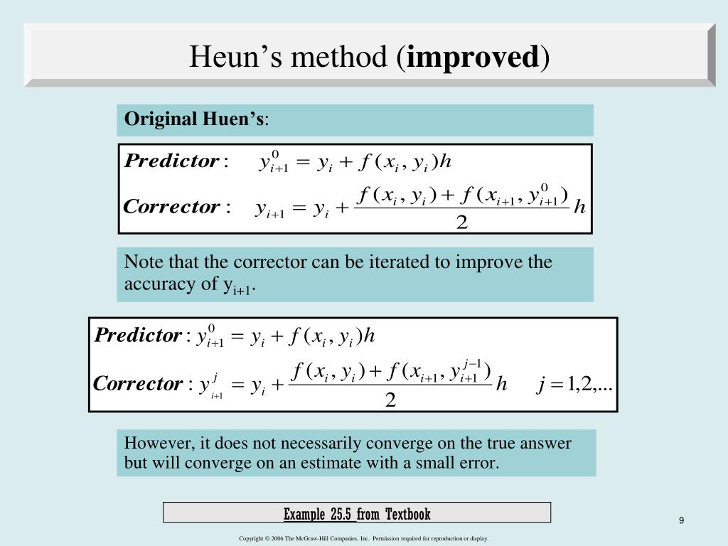 Ppt Numerical Solution Of Ordinary Differential Equations Chapter 25