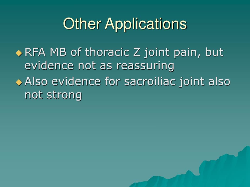 PPT - Radiofrequncy Ablation in Chronic Pain Management PowerPoint ...