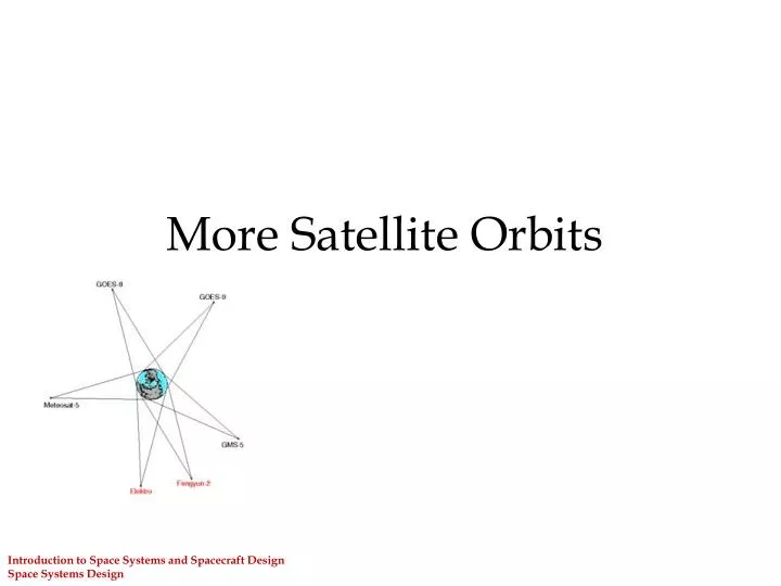 PPT - More Satellite Orbits PowerPoint Presentation, free download - ID ...