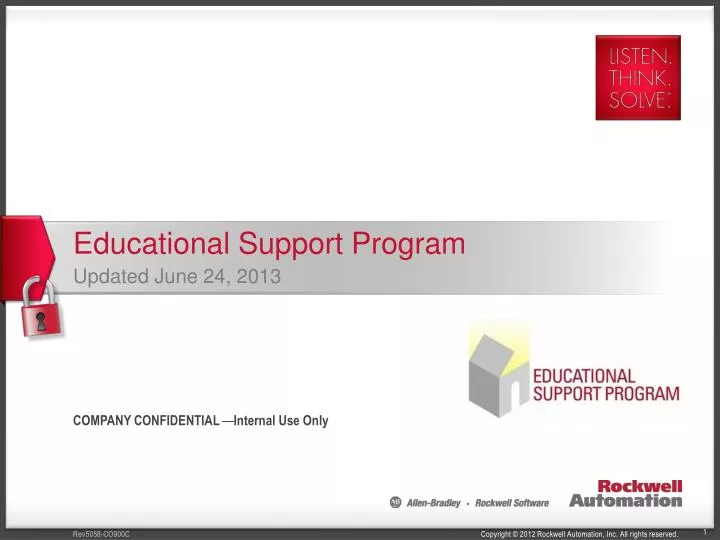 PPT - Educational Support Program Updated June 24, 2013 PowerPoint ...