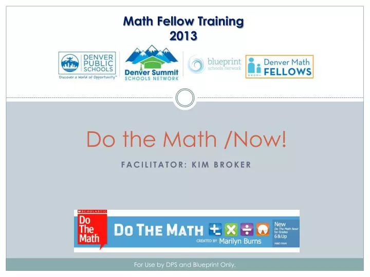 PPT - Do the Math /Now! PowerPoint Presentation, free download - ID:6594963