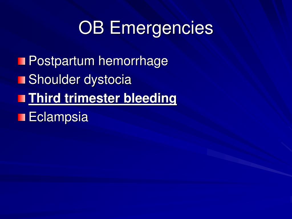 PPT - OB/GYN Emergencies PowerPoint Presentation, free download - ID ...