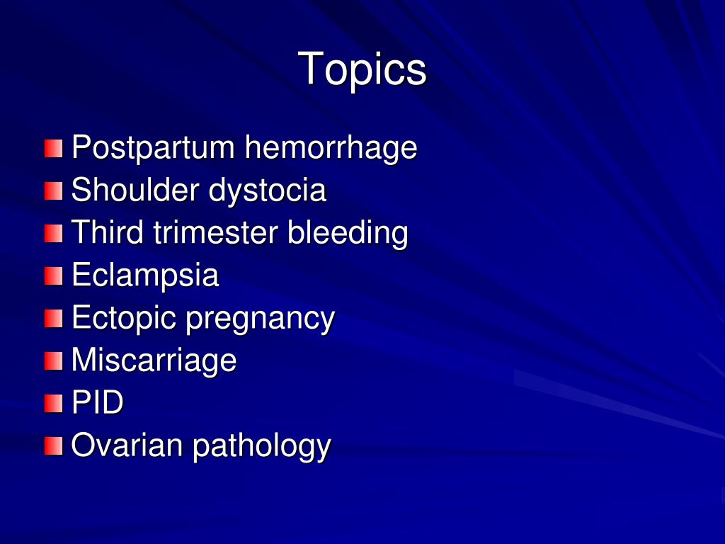 PPT - OB/GYN Emergencies PowerPoint Presentation, free download - ID ...