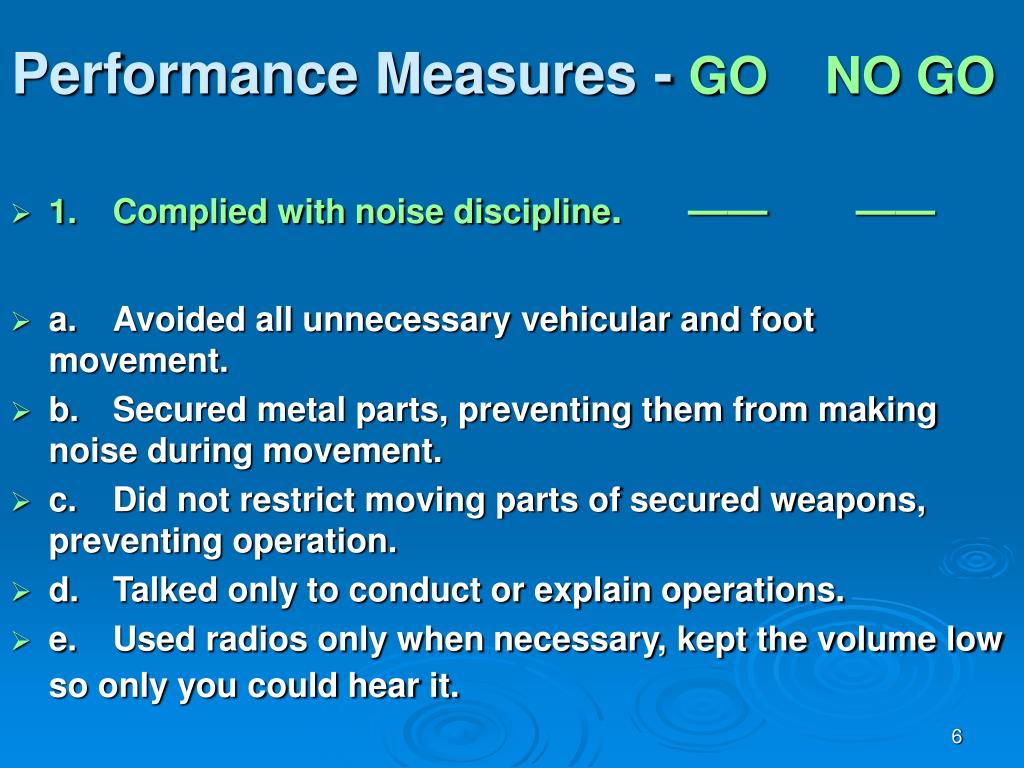 PPT - Practice Noise, Light, and Litter Discipline 071-331-0815 (SL1 ...
