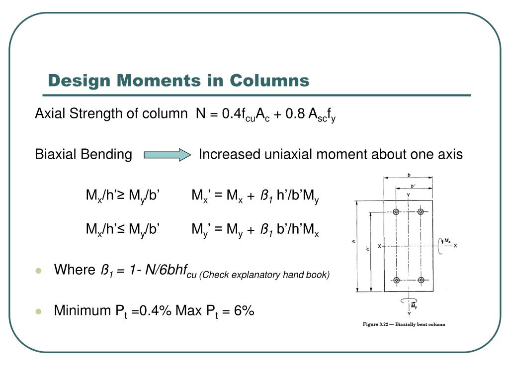 PPT - Column design as Per BS 8110-1:1997 PowerPoint Presentation, free ...
