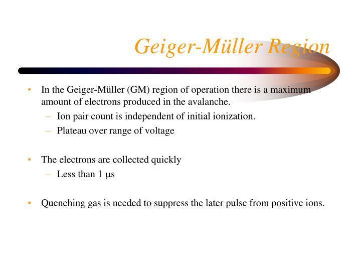 PPT - Geiger Counters PowerPoint Presentation - ID:6595926