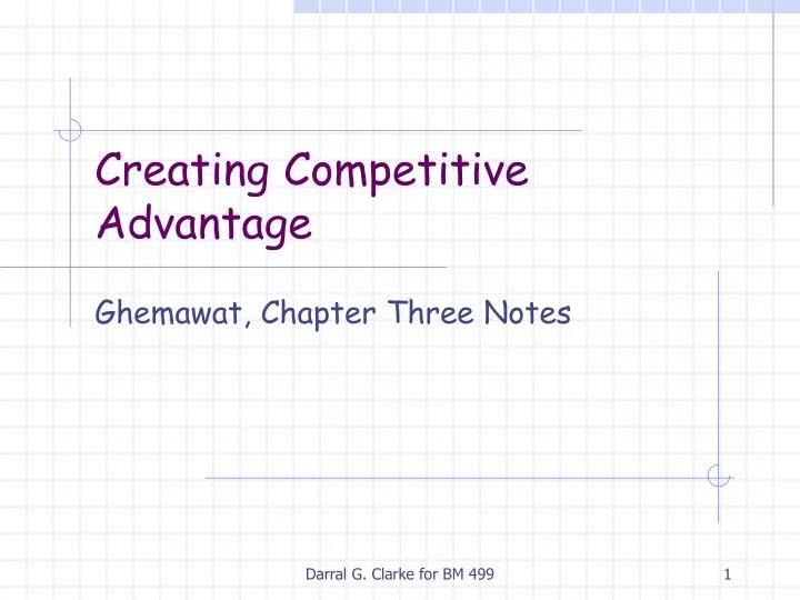 PPT - Creating Competitive Advantage PowerPoint Presentation, free ...