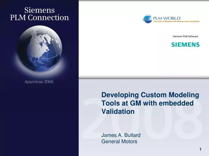 PPT - Developing Custom Modeling Tools at GM with embedded Validation ...