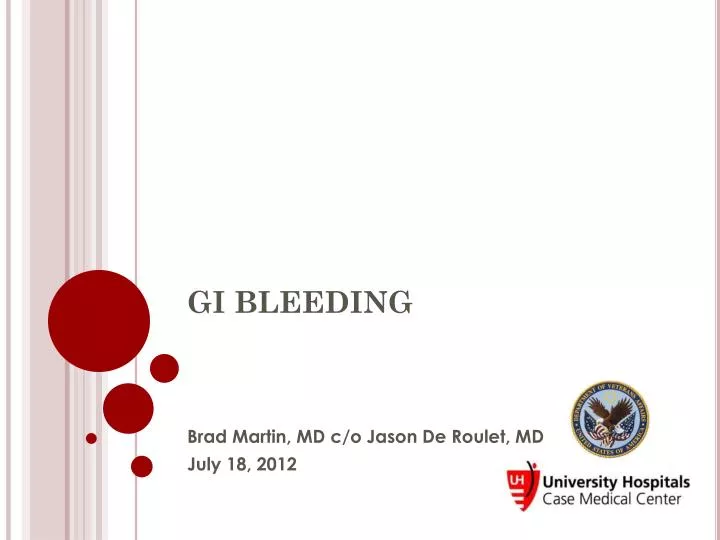 Ppt Gi Bleeding Powerpoint Presentation Free Download Id 6596452