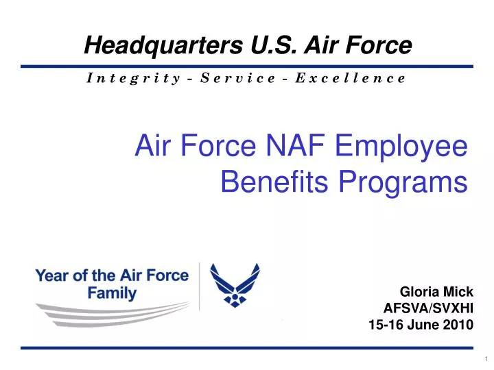 PPT - Air Force NAF Employee Benefits Programs PowerPoint Presentation ...