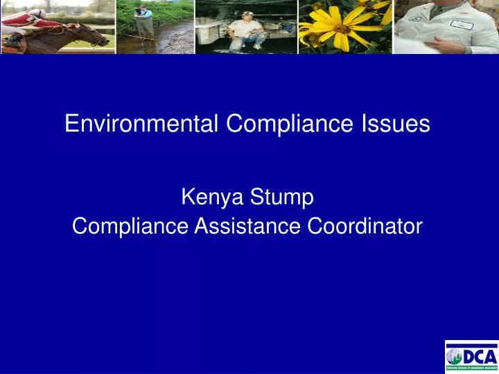 PPT - Environmental Compliance Issues PowerPoint Presentation, free ...