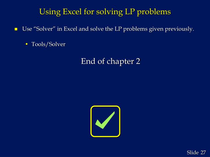 PPT - Chapter 2 An Introduction to Linear Programming : Graphical and ...