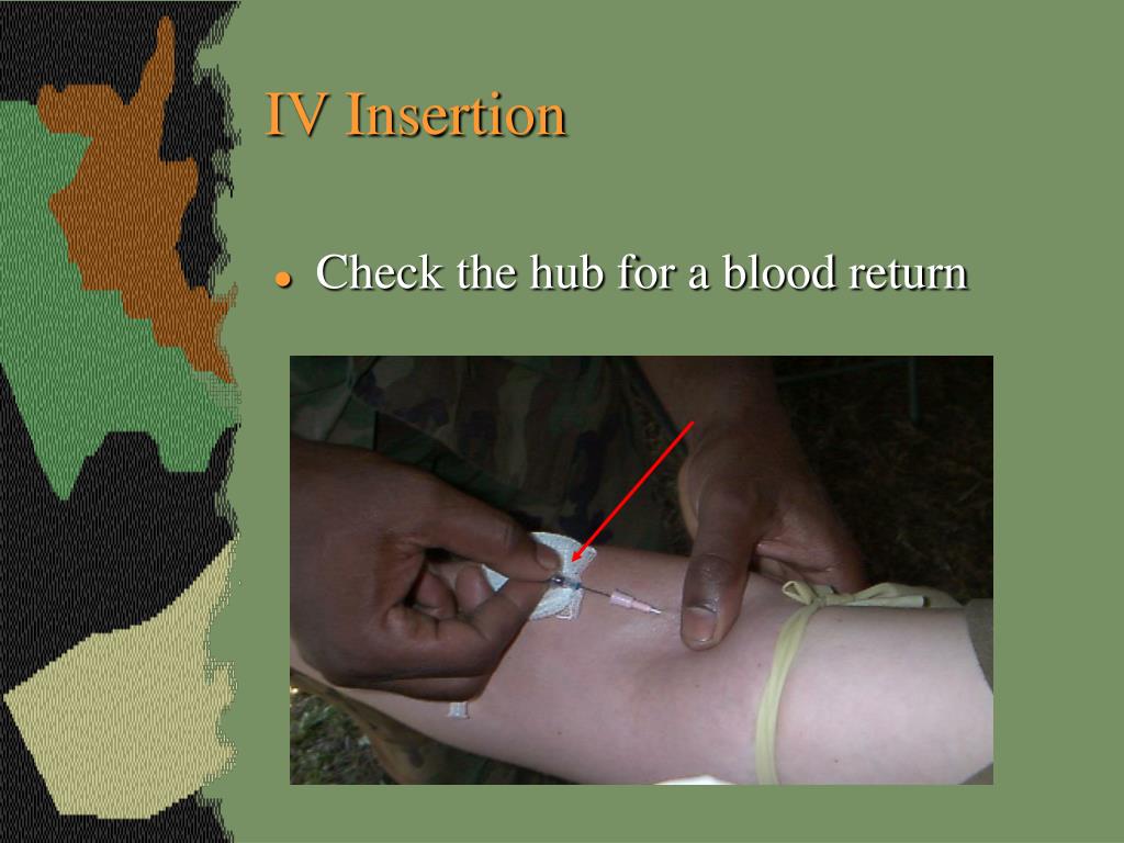 PPT - Advanced First Aid for USMC Personnel: IV Therapy PowerPoint ...