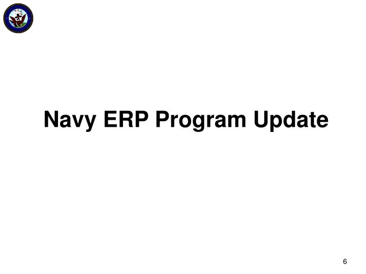 PPT - DRAFT Navy ERP 2008 Update PowerPoint Presentation - ID:6597978