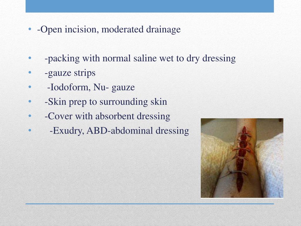 PPT - Wound care and Dressings PowerPoint Presentation, free download ...