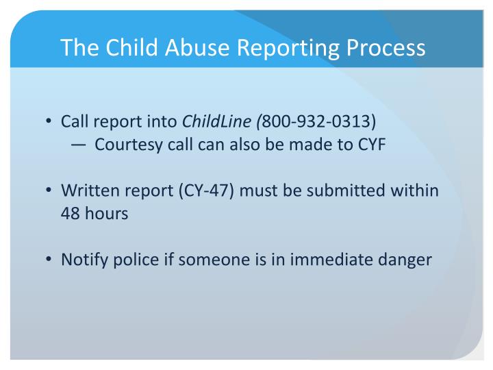 PPT - ACT 126 The PA Child Protective Services Law PowerPoint ...