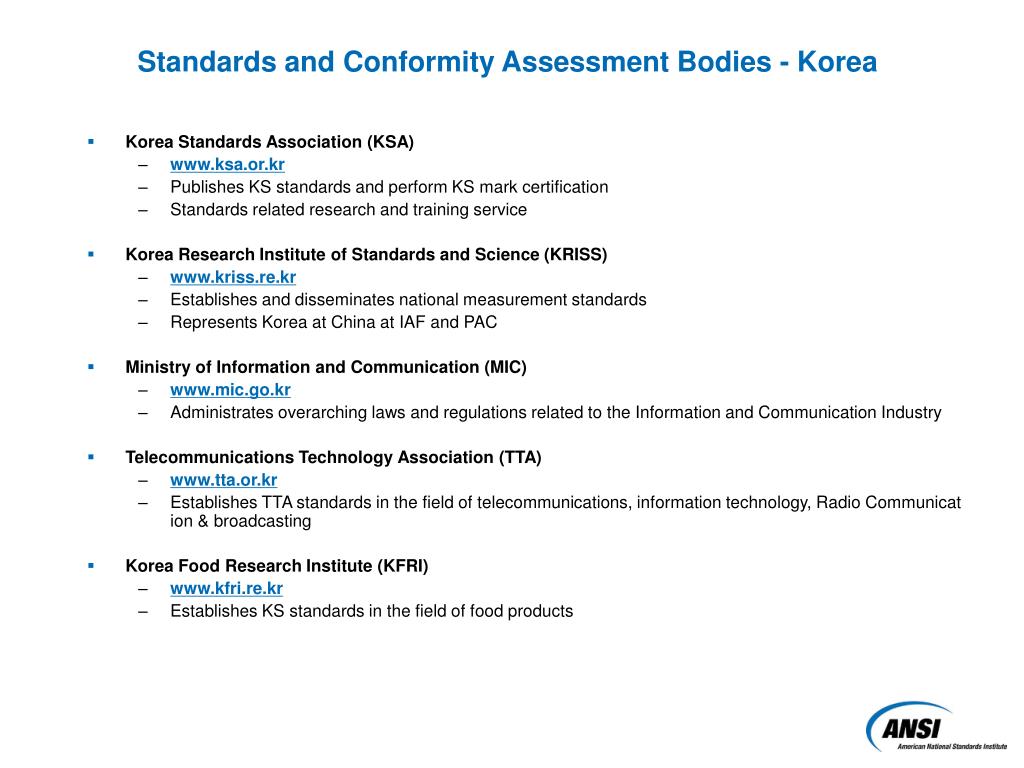 PPT - KATS Korean Agency for Technology and Standards PowerPoint ...