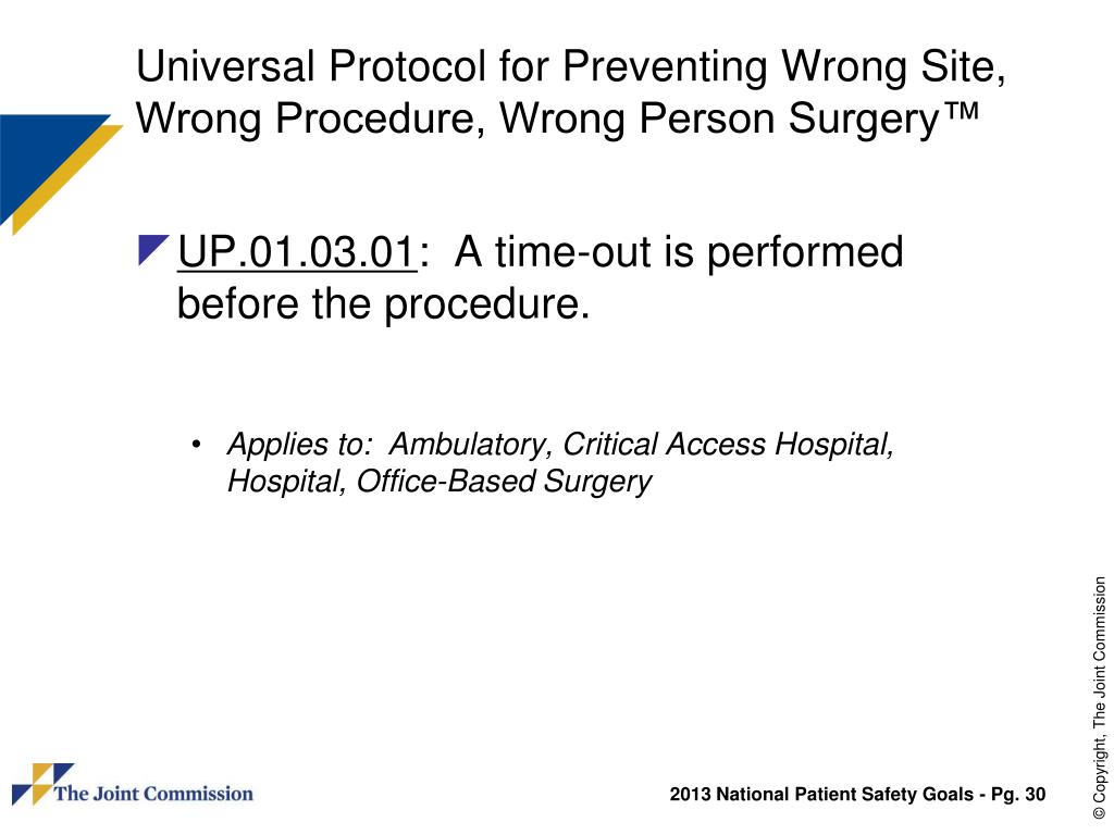 PPT - 2013 National Patient Safety Goals PowerPoint Presentation, free ...