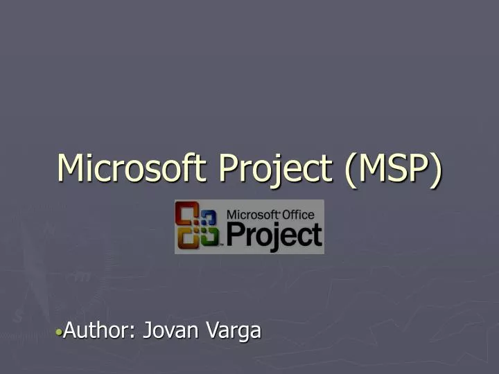 PPT - Microsoft Project (MSP) PowerPoint Presentation, free download ...