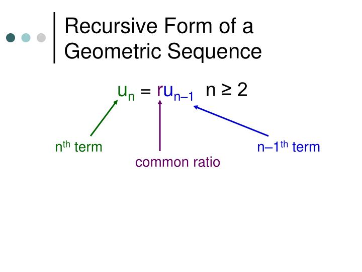 PPT - Introduction to Geometric Sequences and Series PowerPoint ...