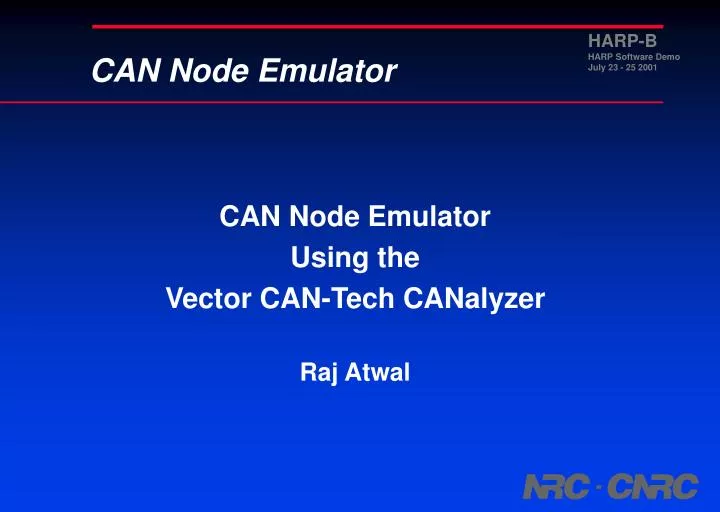 PPT - CAN Node Emulator PowerPoint Presentation, free download - ID:6599177