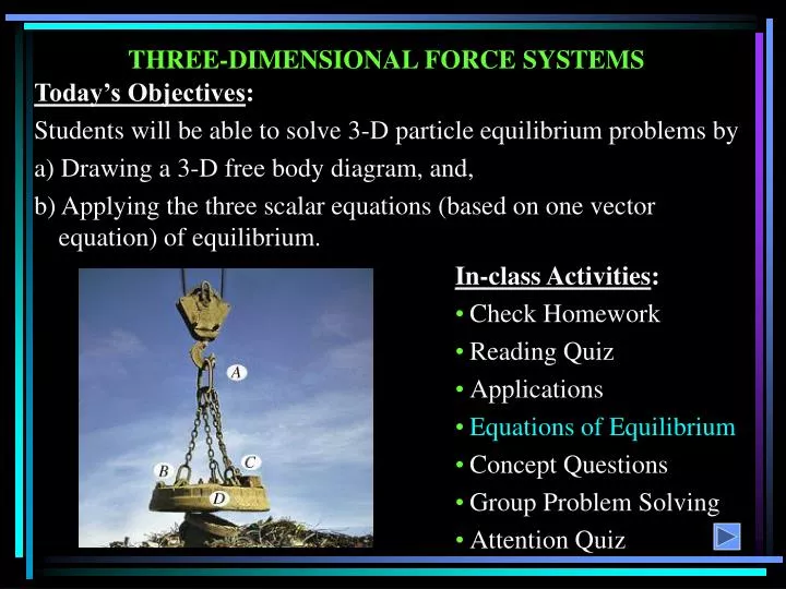 PPT - THREE-DIMENSIONAL FORCE SYSTEMS PowerPoint Presentation, free ...