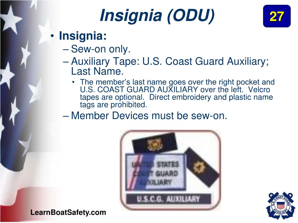 PPT - Uniform Guide Coast Guard Auxiliary 2012 By Tony and Duysevi ...