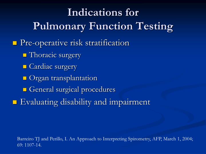 PPT - Pulmonary Function Testing PowerPoint Presentation - ID:6600186