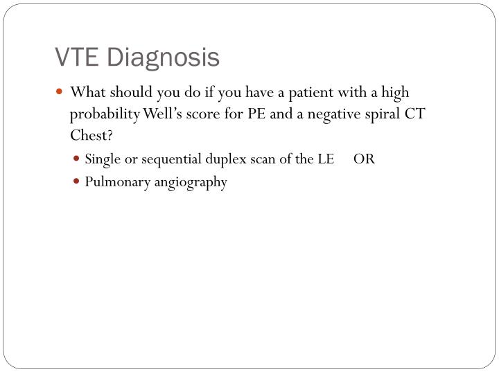 PPT - Venous Thromboembolism PowerPoint Presentation - ID:6600604