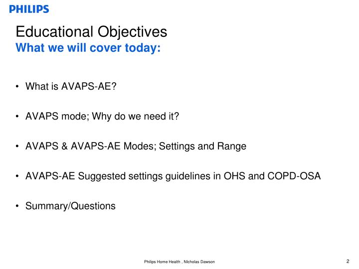 PPT - AVAPS & AVAPS-AE Auto-titration Modes of Non-invasive Ventilation ...