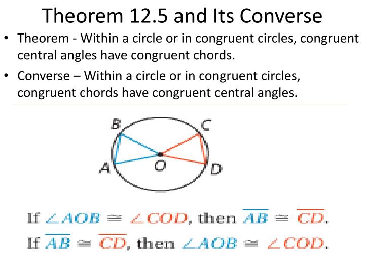 PPT - 12.2 Chords and Arcs PowerPoint Presentation - ID:6601609