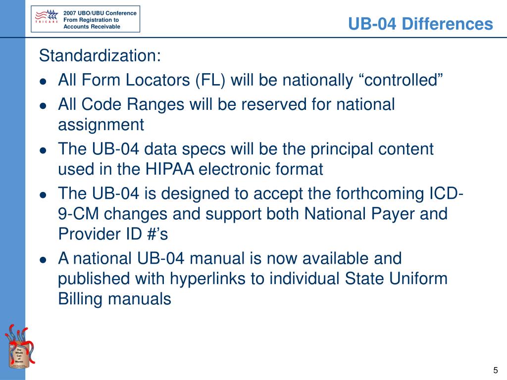 PPT Briefing New Billing Forms The UB 04 And New CMS 1500 Date 20