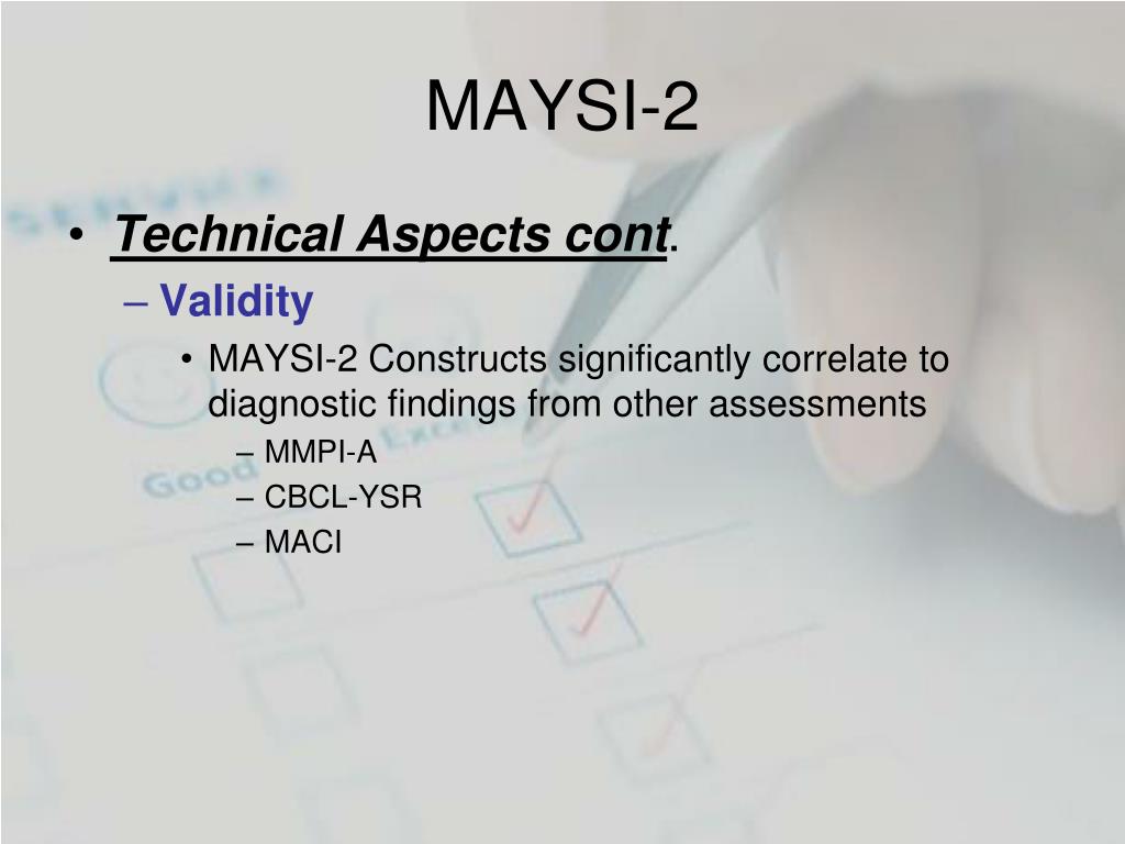 PPT - Massachusetts Youth Screening Instrument Version 2 (MAYSI-2 ...