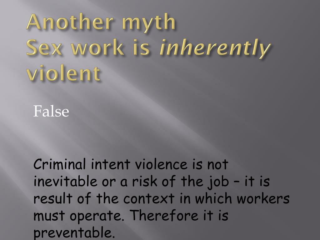 Ppt Adult Sex Work Beyond The Stereotypes Powerpoint Presentation