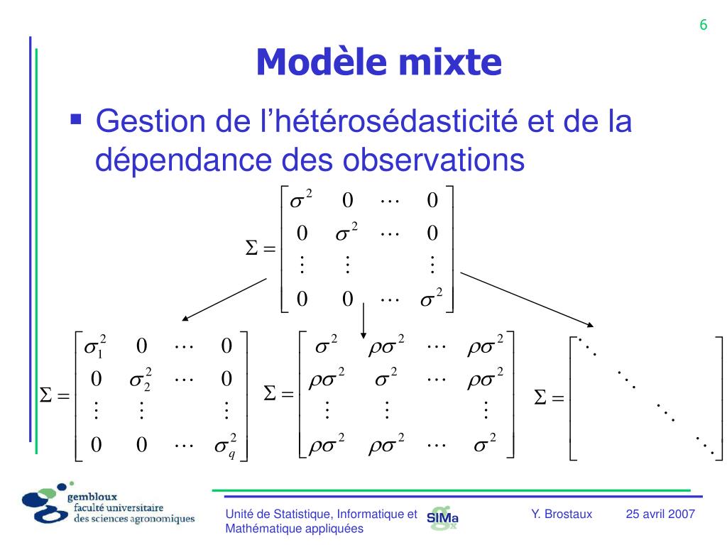 PPT - Etude longitudinale d’essais multilocaux: apports du modèle mixte ...