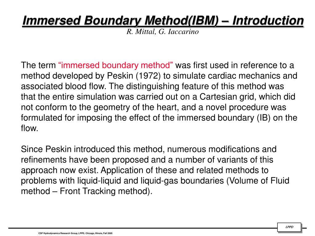 PPT - Immersed Boundary Method PowerPoint Presentation, free download ... PPT - Immersed Boundary Method PowerPoint Presentation, free download ...