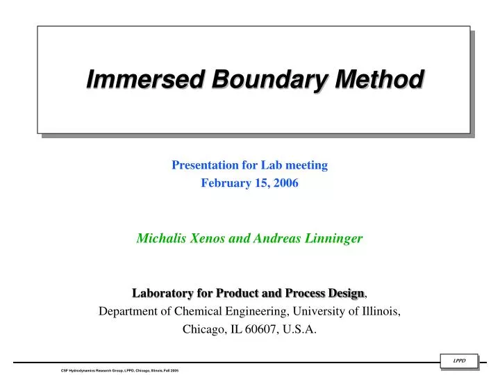 PPT - Immersed Boundary Method PowerPoint Presentation, free download ... PPT - Immersed Boundary Method PowerPoint Presentation, free download ...