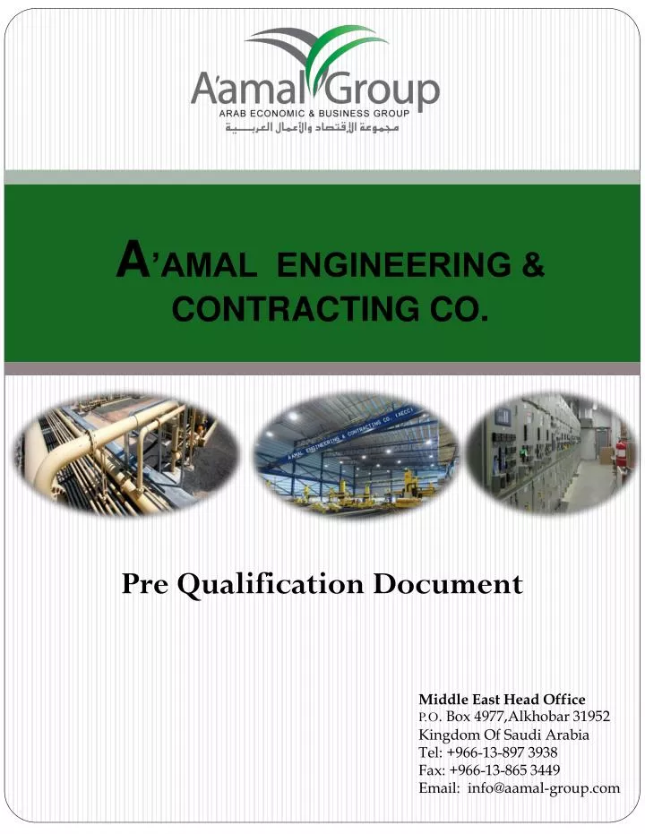 PPT - Pre Qualification Document PowerPoint Presentation, free download ...