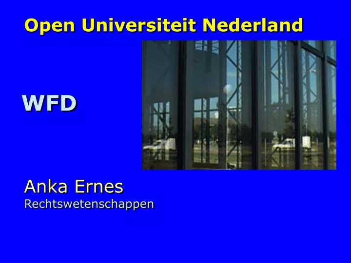 PPT - Open Universiteit Nederland PowerPoint Presentation, free ...