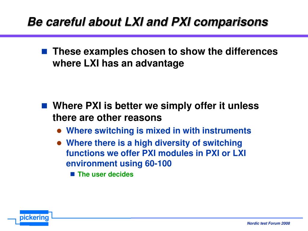 PPT - Comparing LXI and PXI for Switching Applications PowerPoint ... PPT - Comparing LXI and PXI for Switching Applications PowerPoint ...