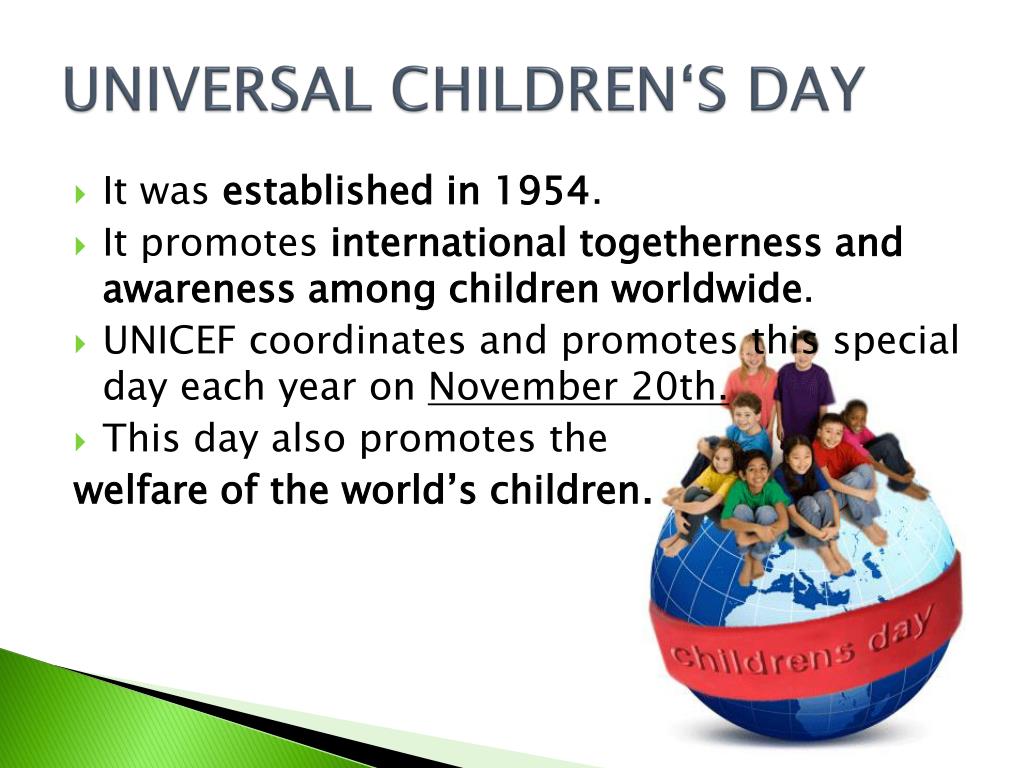 PPT - Celebrating Universal Children's Day: 21 Years of Protecting ...